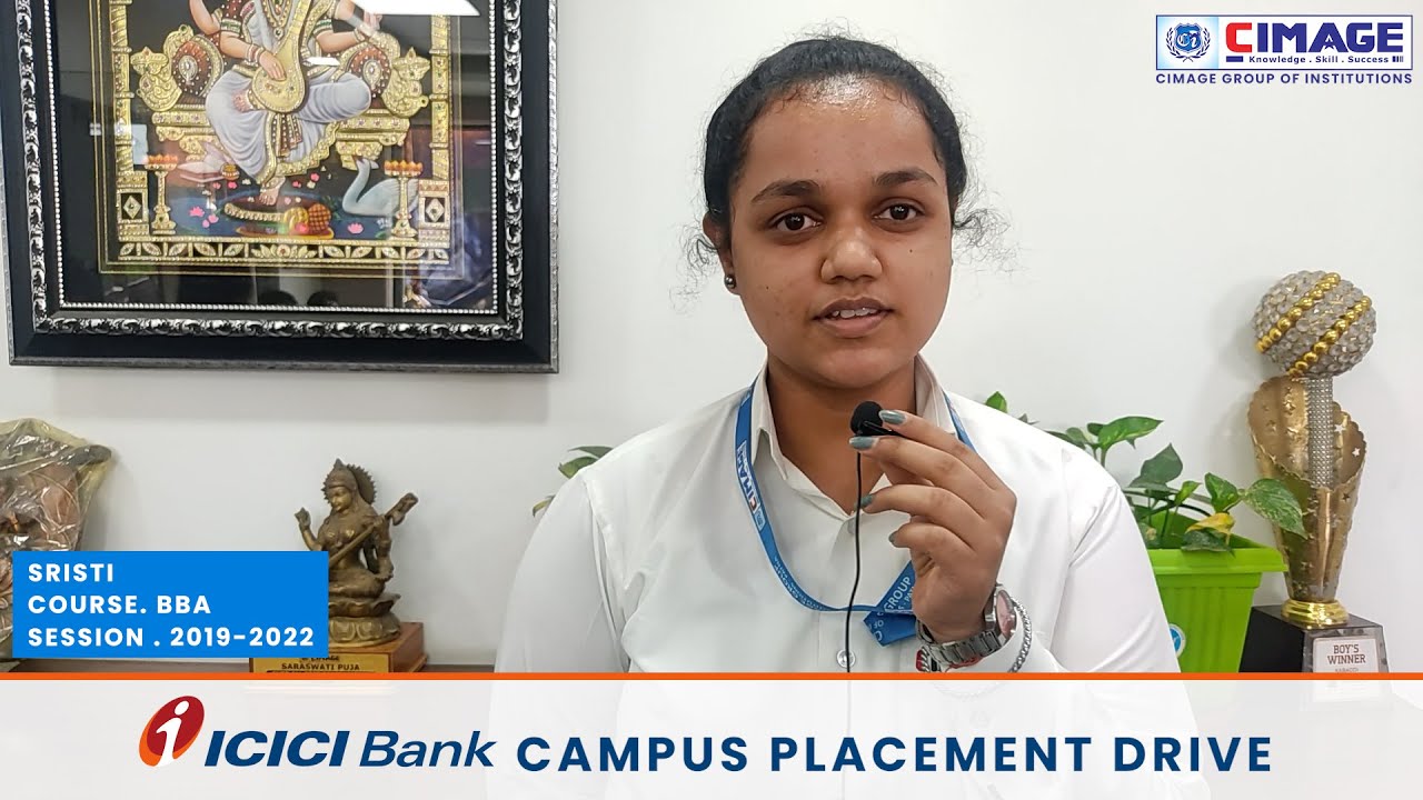 CIMAGE Student Feedback After ICICI Bank Interview - YouTube