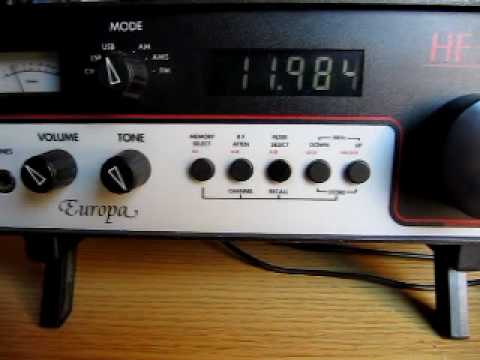 NHK World Radio Japan 11985 kHz received in Germany