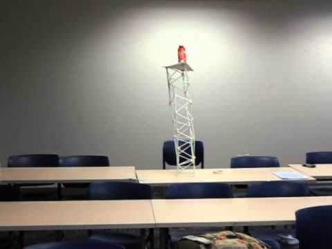 Straw Tower Project 1 ENGR 1000 Spring 2014 Burnsville Section - YouTube