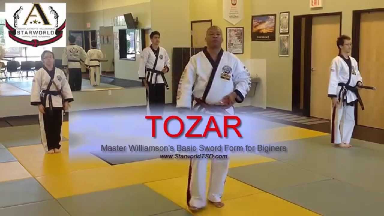 Sword form "Tozar" for Beginners - YouTube