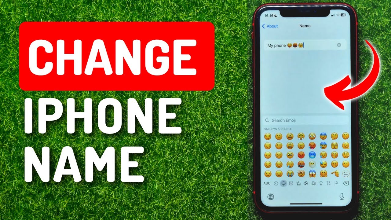How To Change The Name Of Your iPhone - YouTube