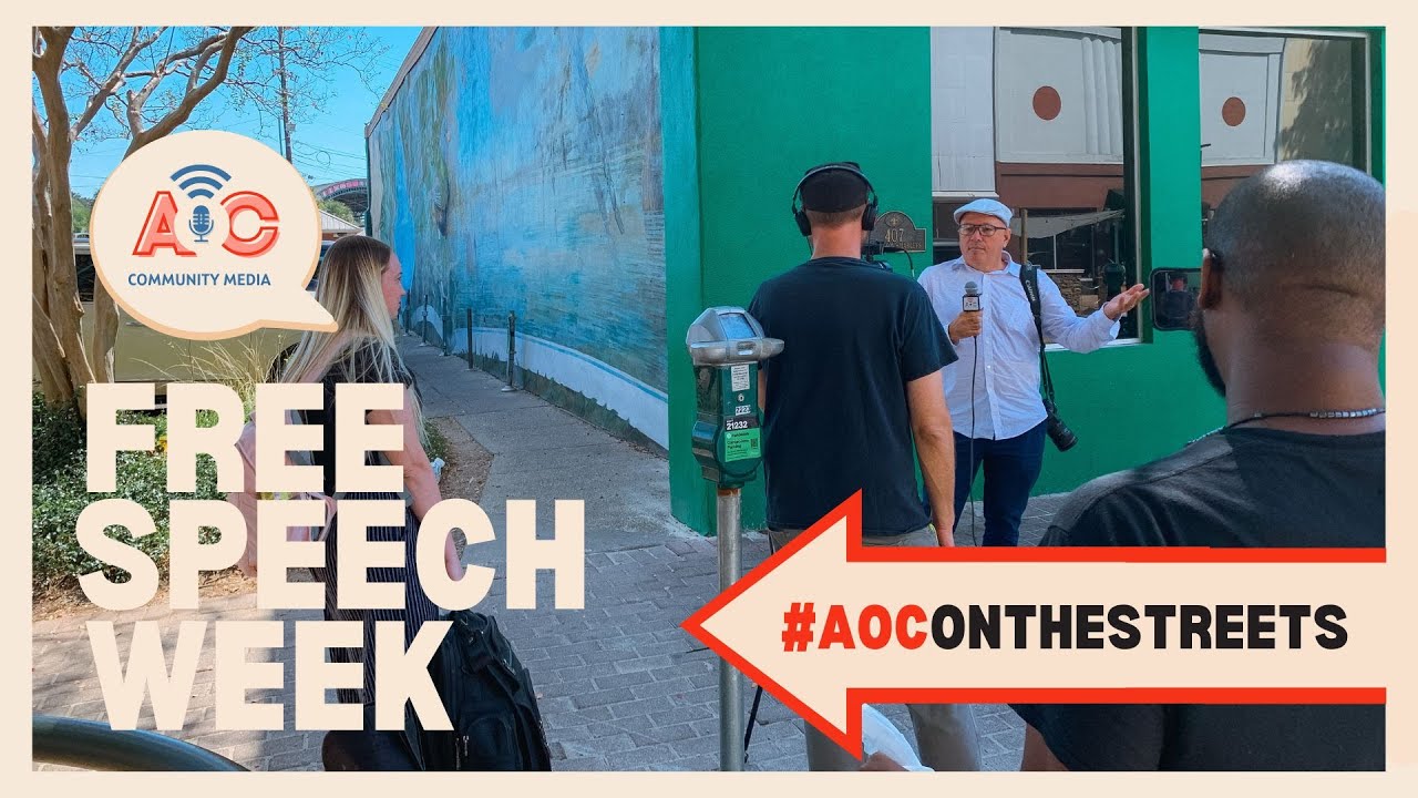 What is Free Speech? | AOC on the Streets | Speech Week 2022 - YouTube