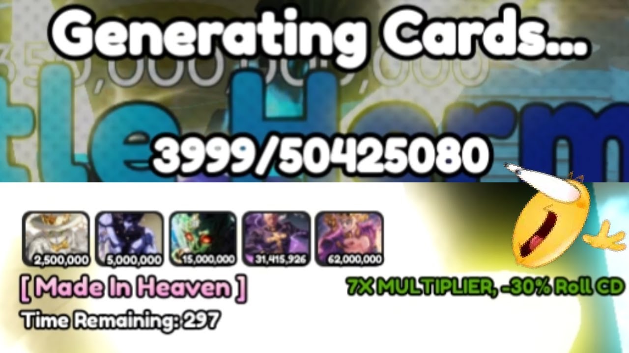 50m cards gen in Made in Heaven – Will I Get Lucky?! | Anime Card ...