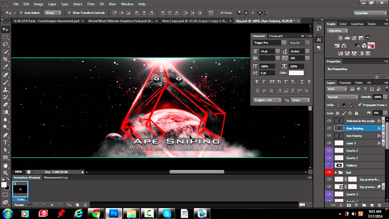 Ape Sniping 6K RC Banner Speed Art Made By- Malic - YouTube