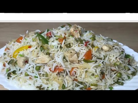 1st recipe of ramzan series..how to make Chinese rice in 10 miniuts..# ...