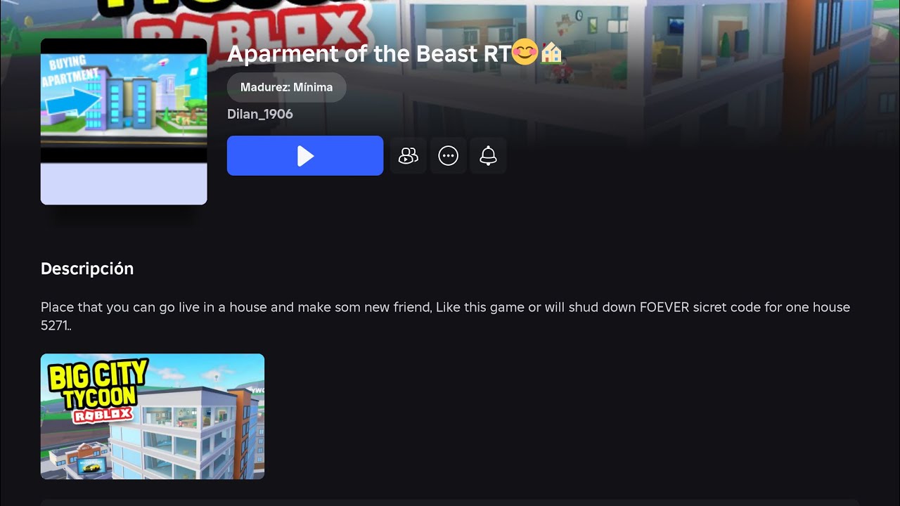 Apartment os the best RT (beta) Roblox Game - YouTube