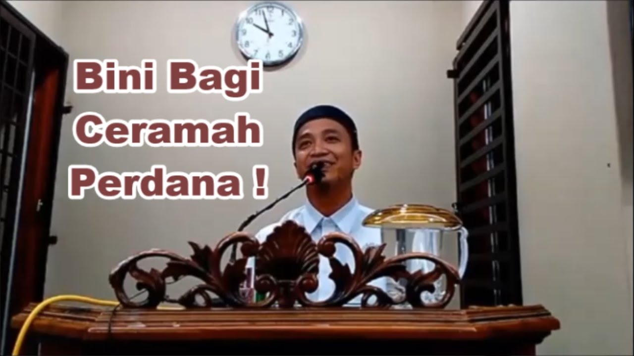 PU Yeop - Bini bagi ceramah Perdana . Lawak ~ - YouTube