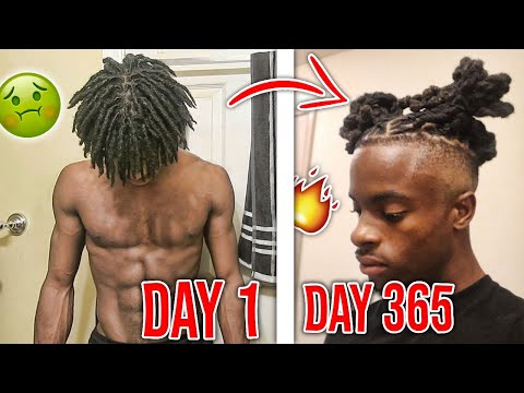 MY 1 YEAR DREADLOCK JOURNEY | Day 1 To Day 365 - YouTube