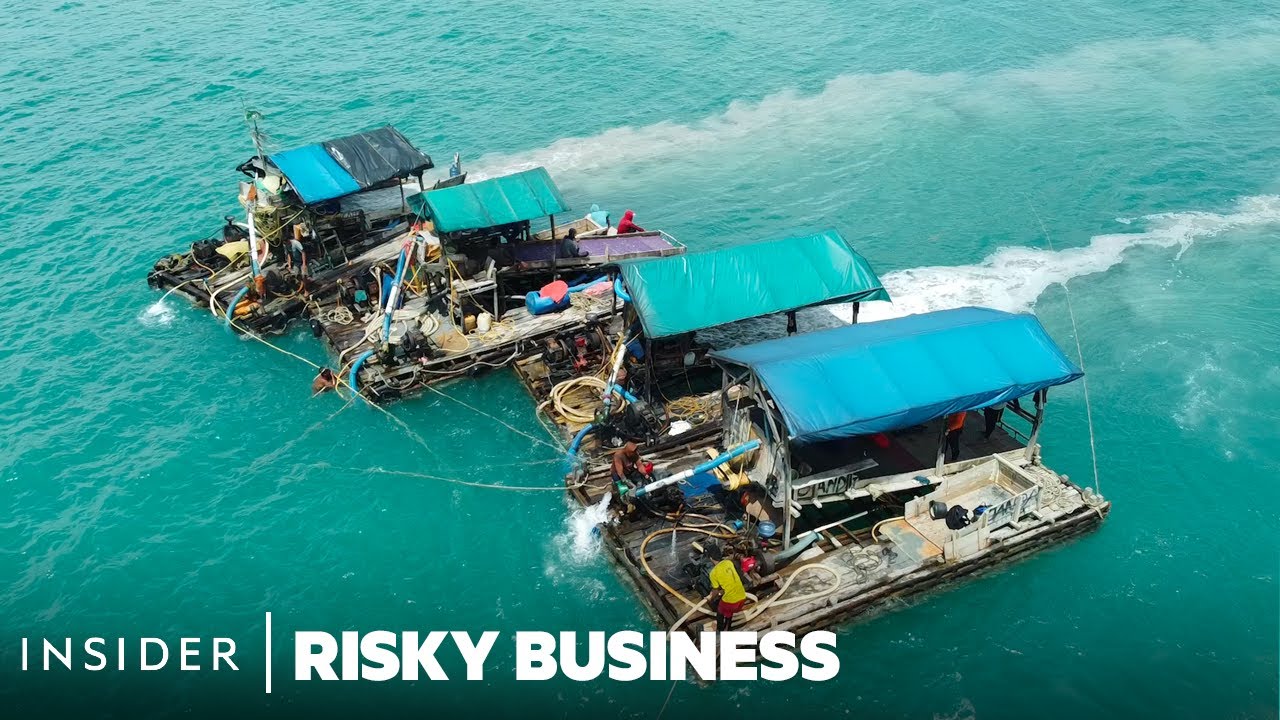 Inside The Floating Mines That Host One Of The Most Dangerous Jobs ...