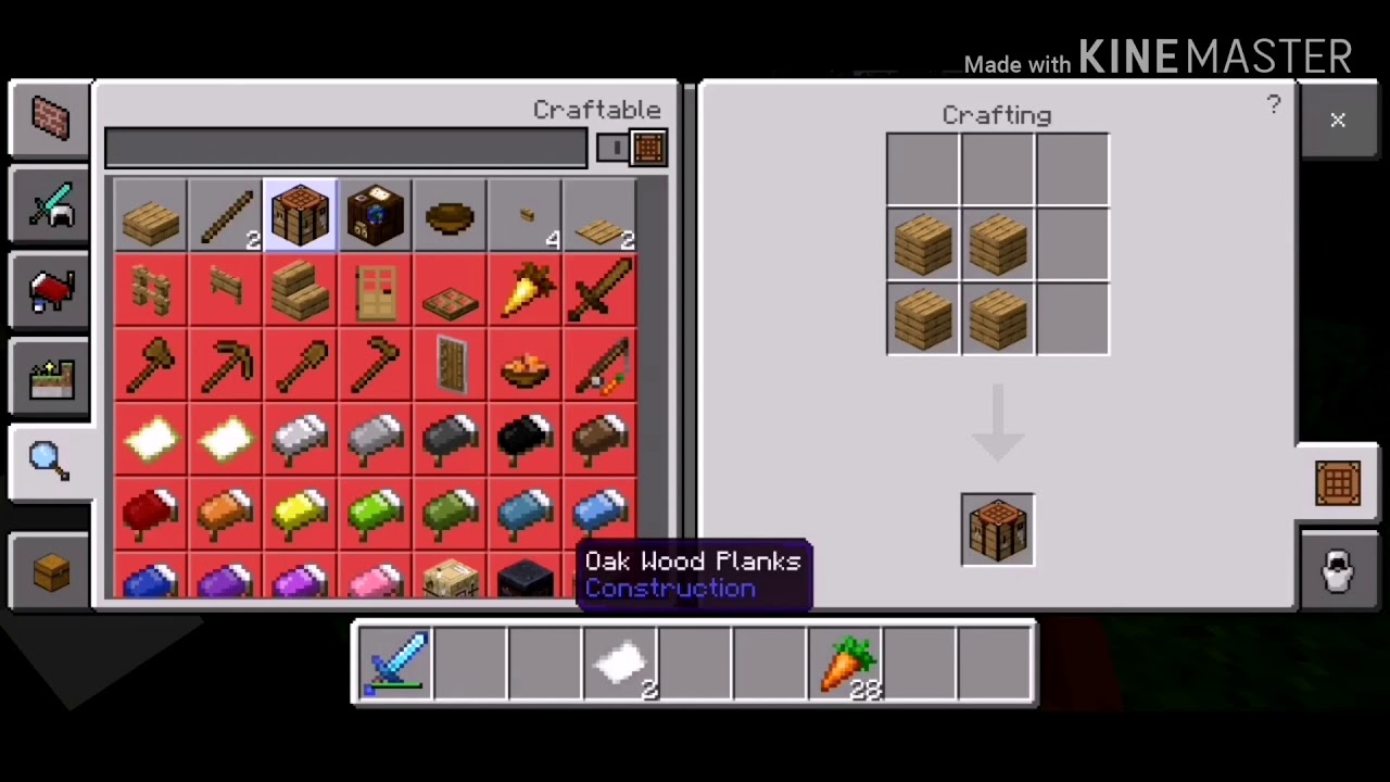 How to do a cartography table in minecraft - YouTube