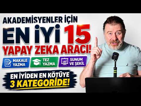Hangi Yapay Zeka Hangi İşte En İyi? Akademisyenler İçin 3 Kategori