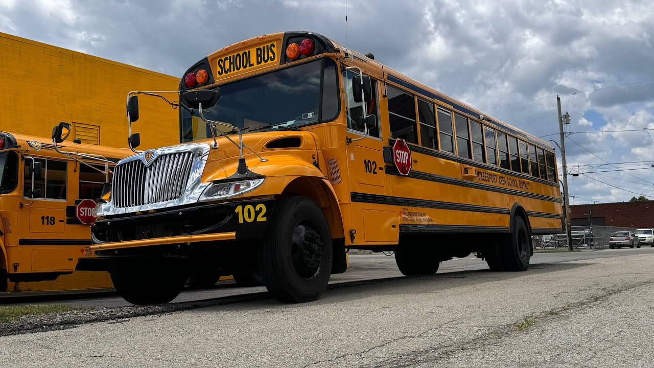 2023 IC CE school bus drive with a Cummins 6.7 exhaust brake #bus # ...