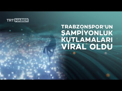 Trabzonspor'un kutlama videosu viral oldu