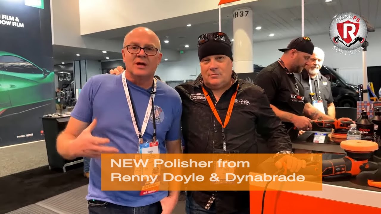 SEMA Day 3 - Dynabrade & Renny Doyle rollout a new polisher roll out at ...