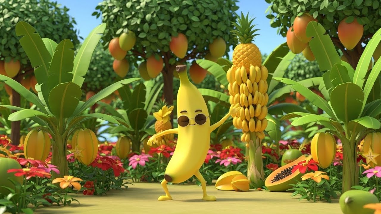 Crazy Dancing Fruits | Fun Fruit Song for Toddlers to Sing, Dance and ...