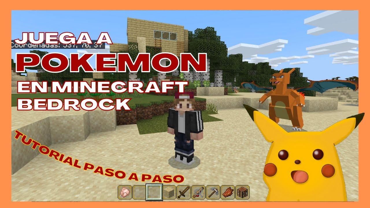 😱 Como Jugar a POKEMON en MINECRAFT Bedrock ⚡2021 Pokedrock🦀 - YouTube