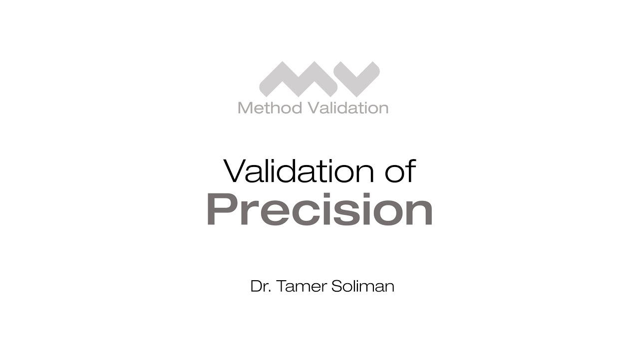 2.B : Validation of Precision - YouTube