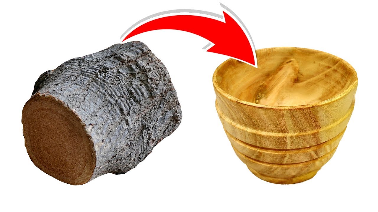 Woodturning - Turning an Ordinary Timber into a Beautiful Bowl - YouTube