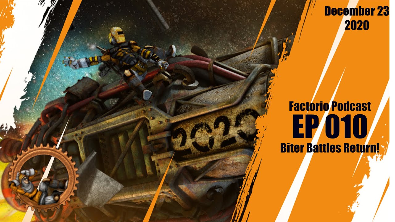 Factorio Podcast 010 - Biter Battles Return - YouTube