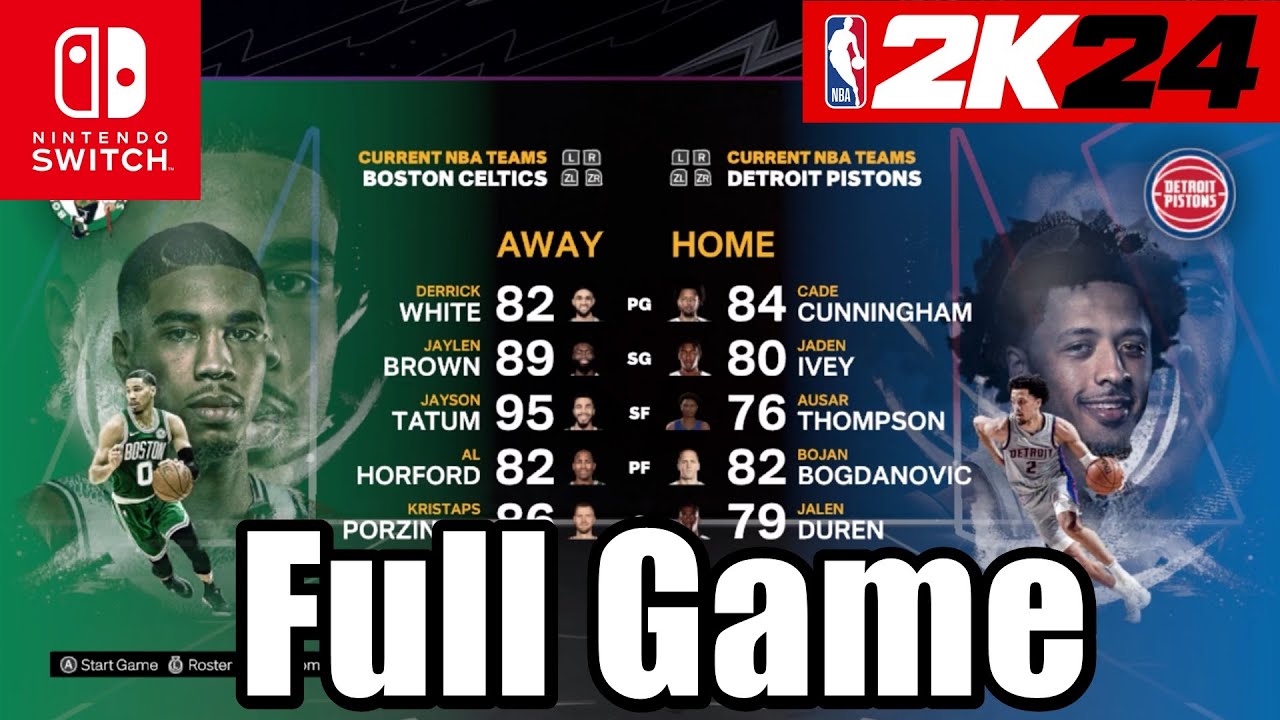 NBA 2k24 Nintendo Switch Gameplay (Full Game) 1080p 60FPS - YouTube