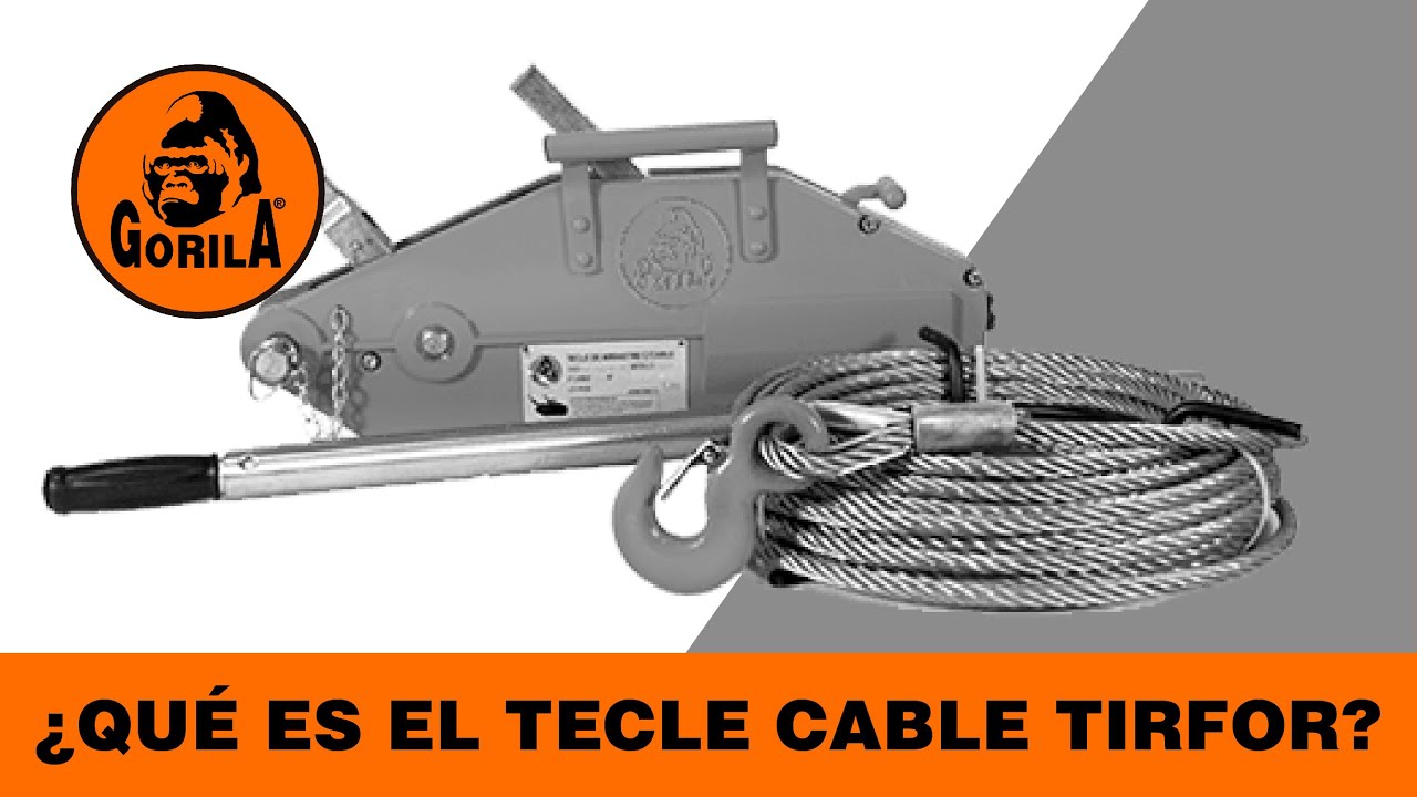 ¿Qué es el tecle de cable? - GORILA - YouTube