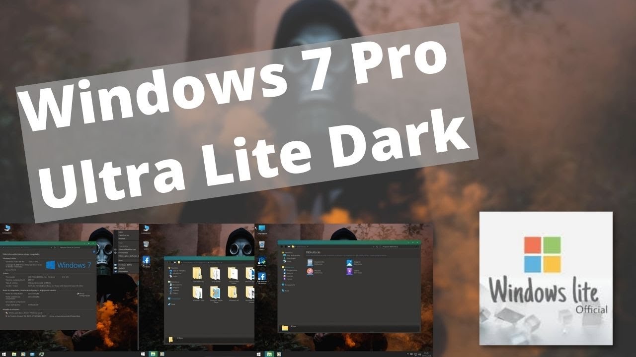 WINDOWS 7 PRO ULTRA LITE - 2021| Completo pronto para uso - YouTube