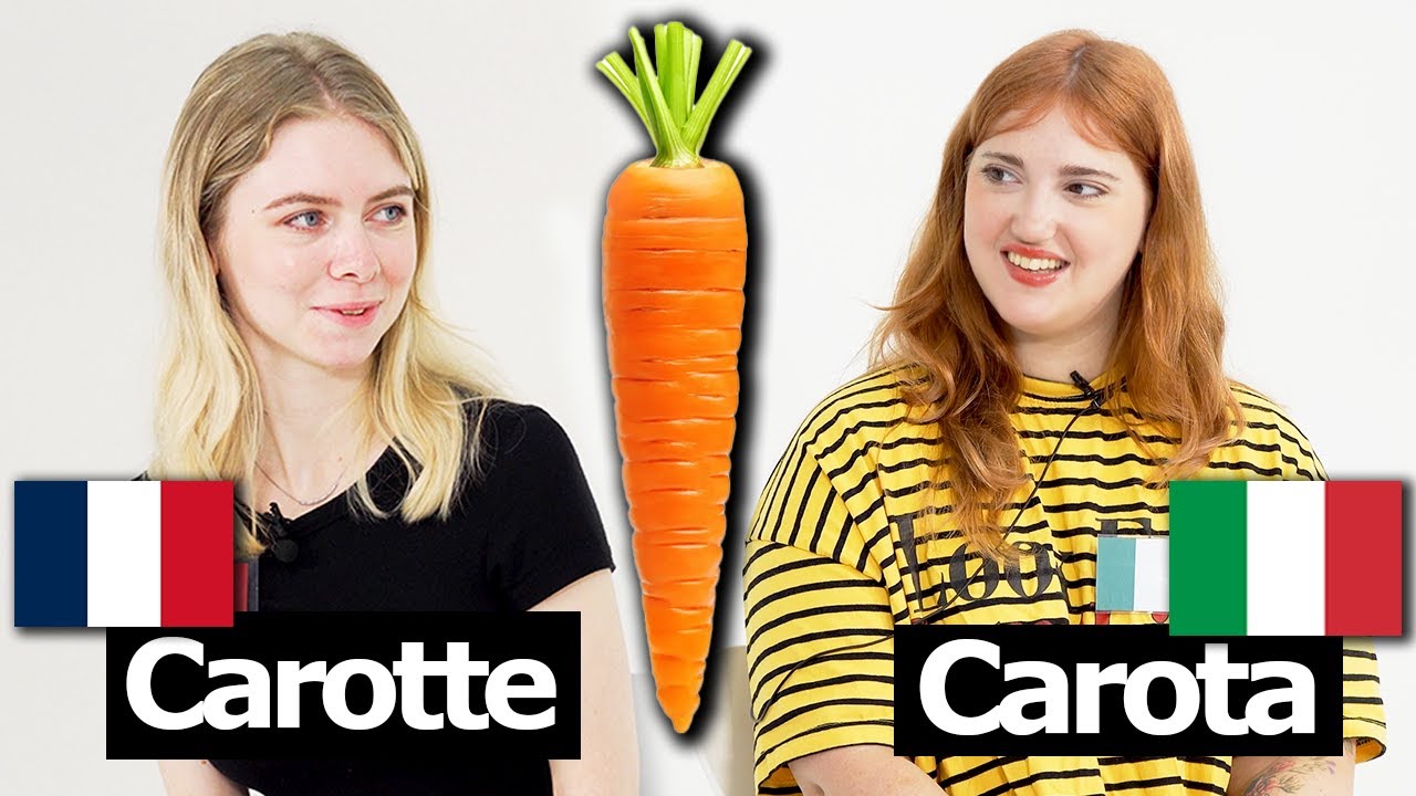 French vs. Italian Word Differences!! How similar are they!? - YouTube
