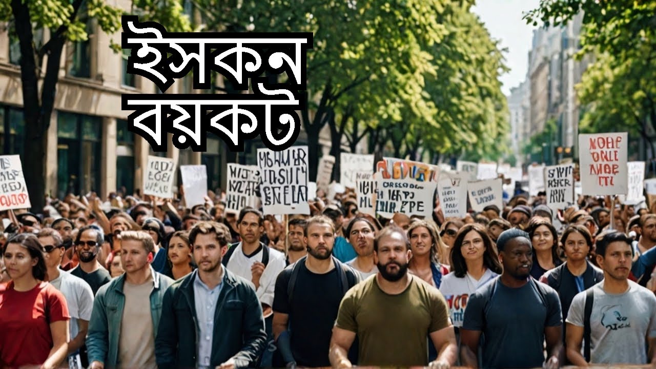 BAN ISKCON Protest Reaches NEW Heights! - YouTube