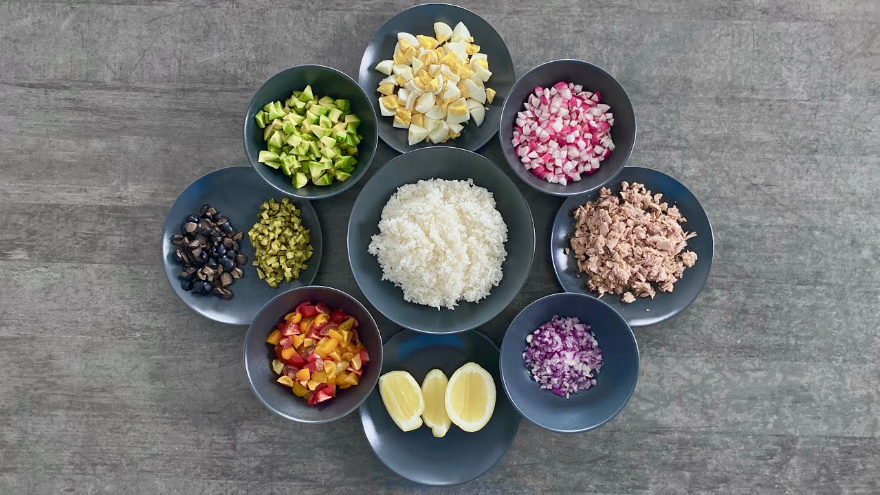 Salad CƠM TRỘN - Salade de RIZ - The RISE Salad - YouTube