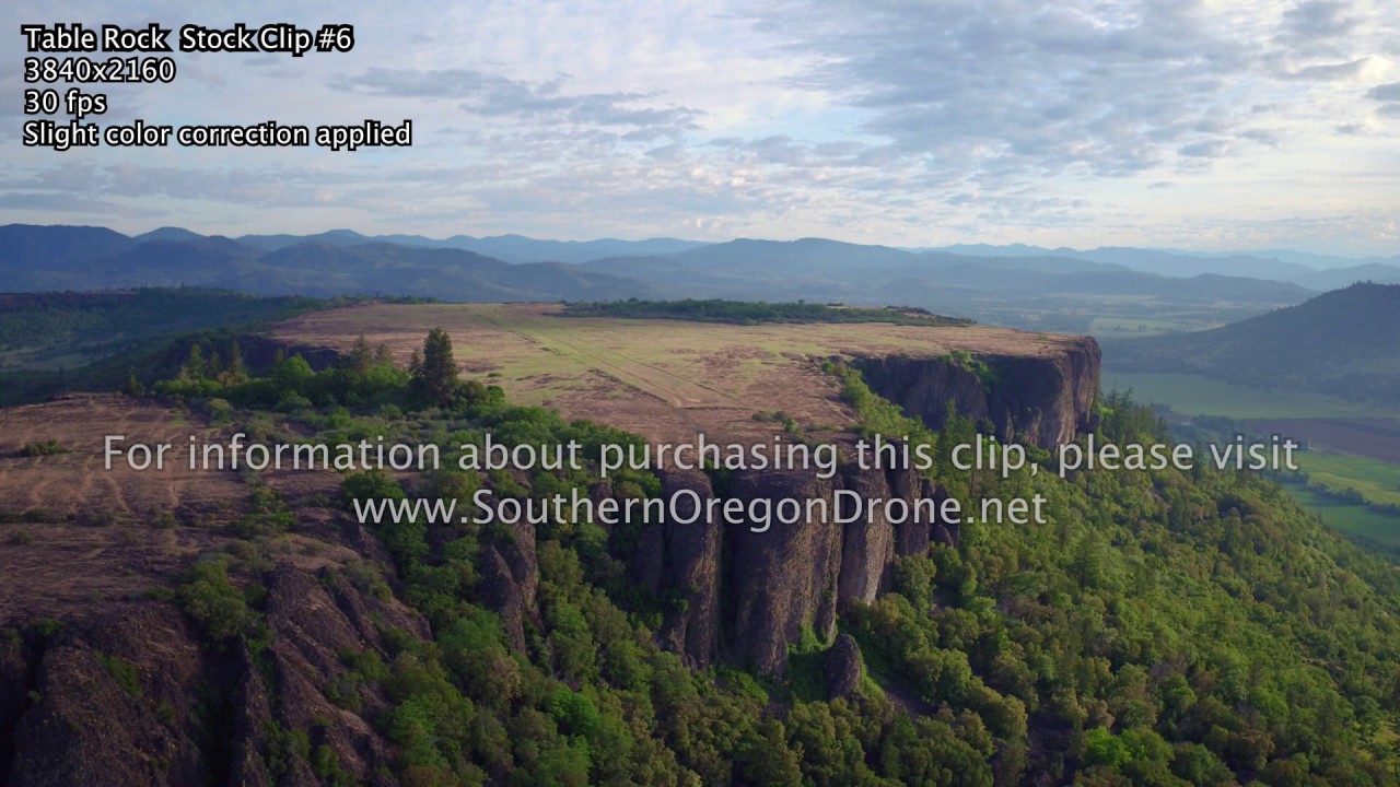 Table Rock Oregon 4K Aerial Stock Video Clip #6 | Southern Oregon Drone ...