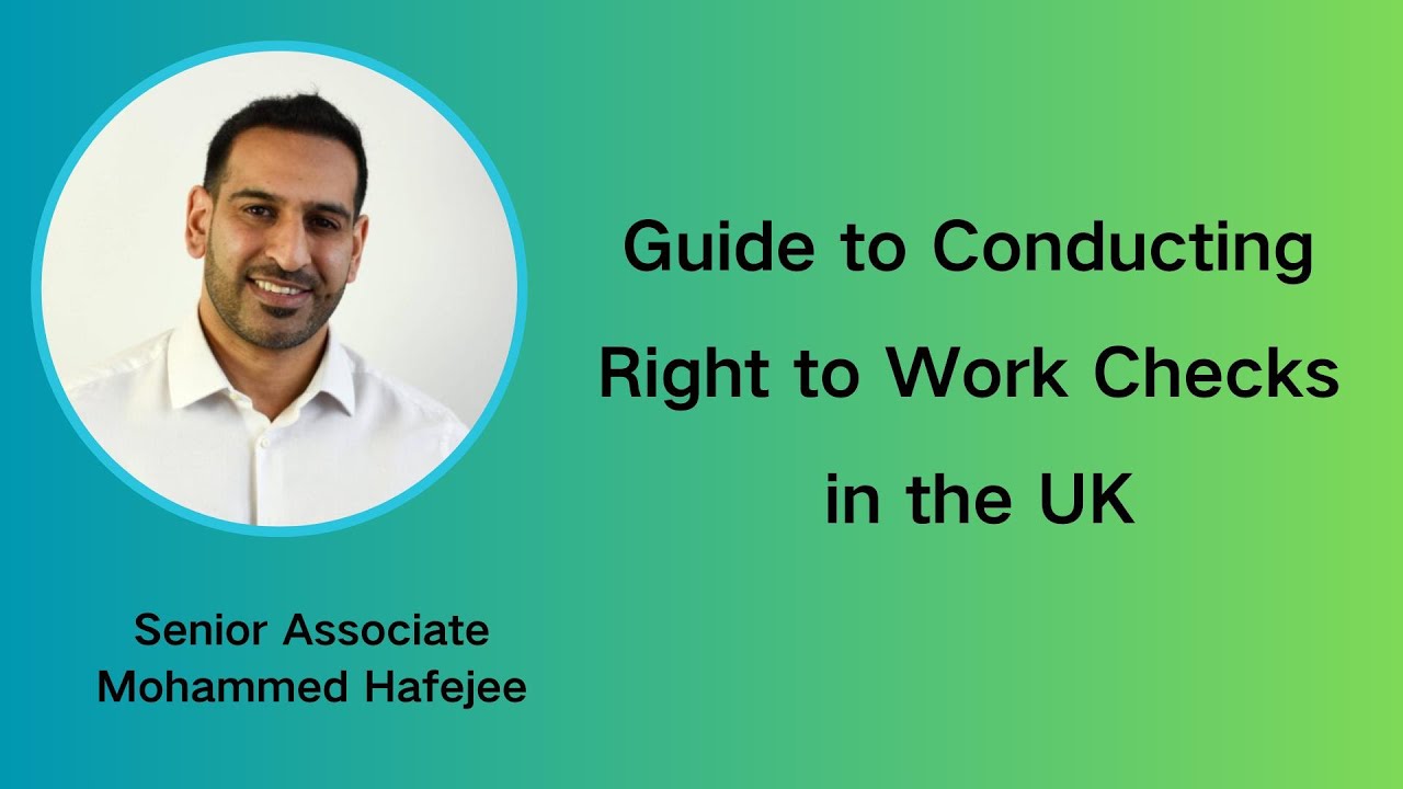 Guide to Conducting Right to Work Checks in the UK - YouTube