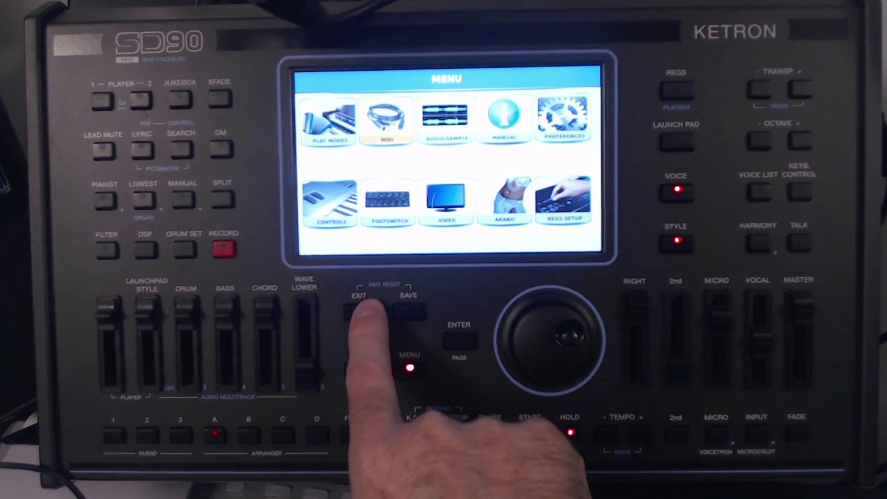 Ketron SD90 GM sound and presets Eng - YouTube