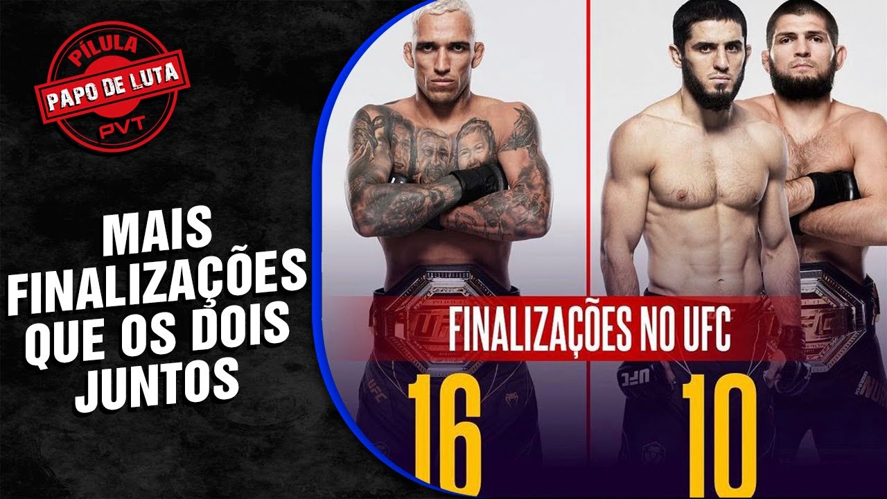 RETROSPECTO DE CHARLES NO UFC REBATE PROVOCAÇÕES DE KHABIB - YouTube