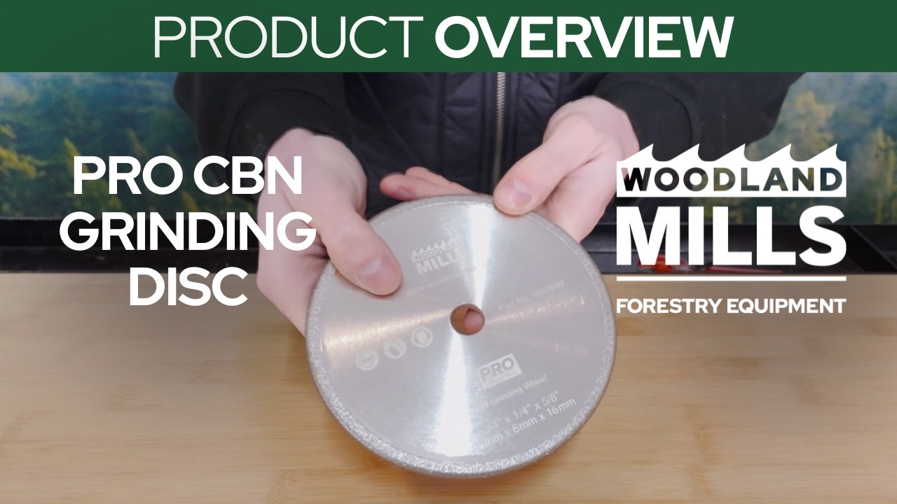 Woodland Mills PRO CBN Grinding Disc - YouTube