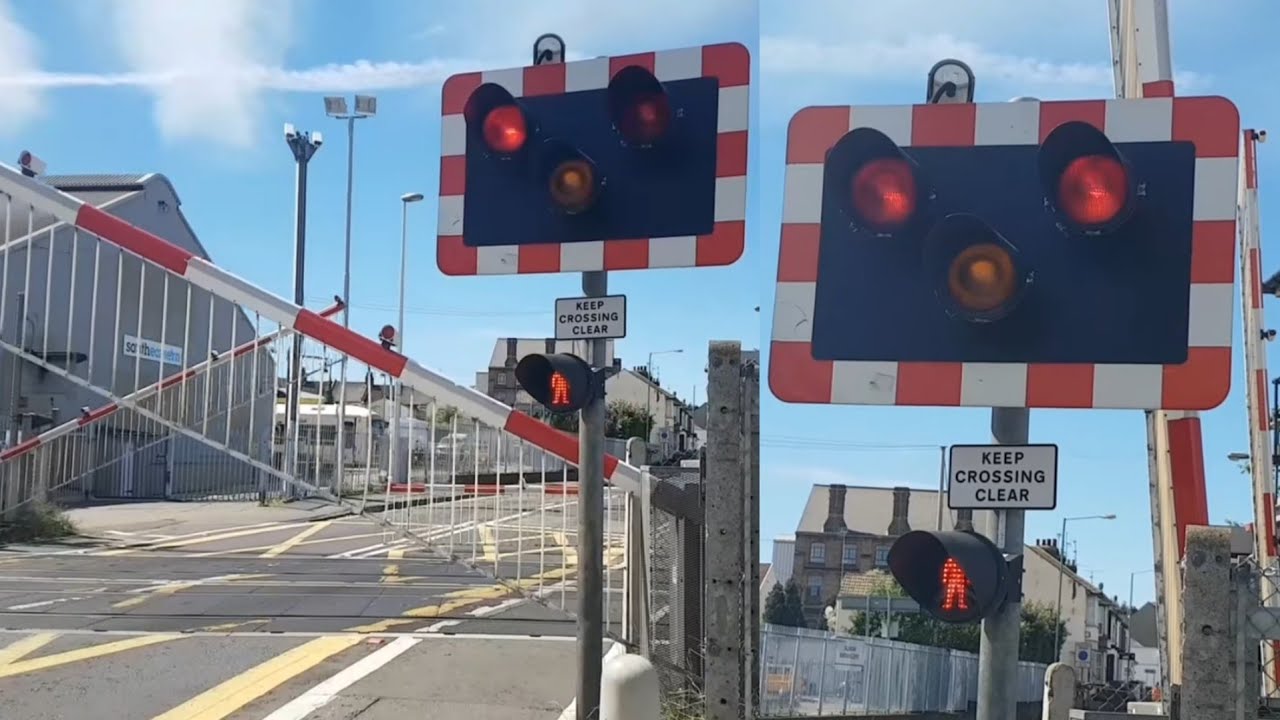Misuse at Gillingham Level Crossing, Kent - YouTube