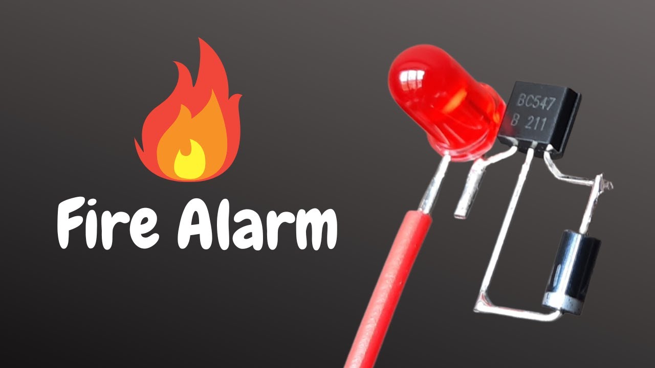 Simple Electronic Project | Fire Alarm | BC557 - YouTube
