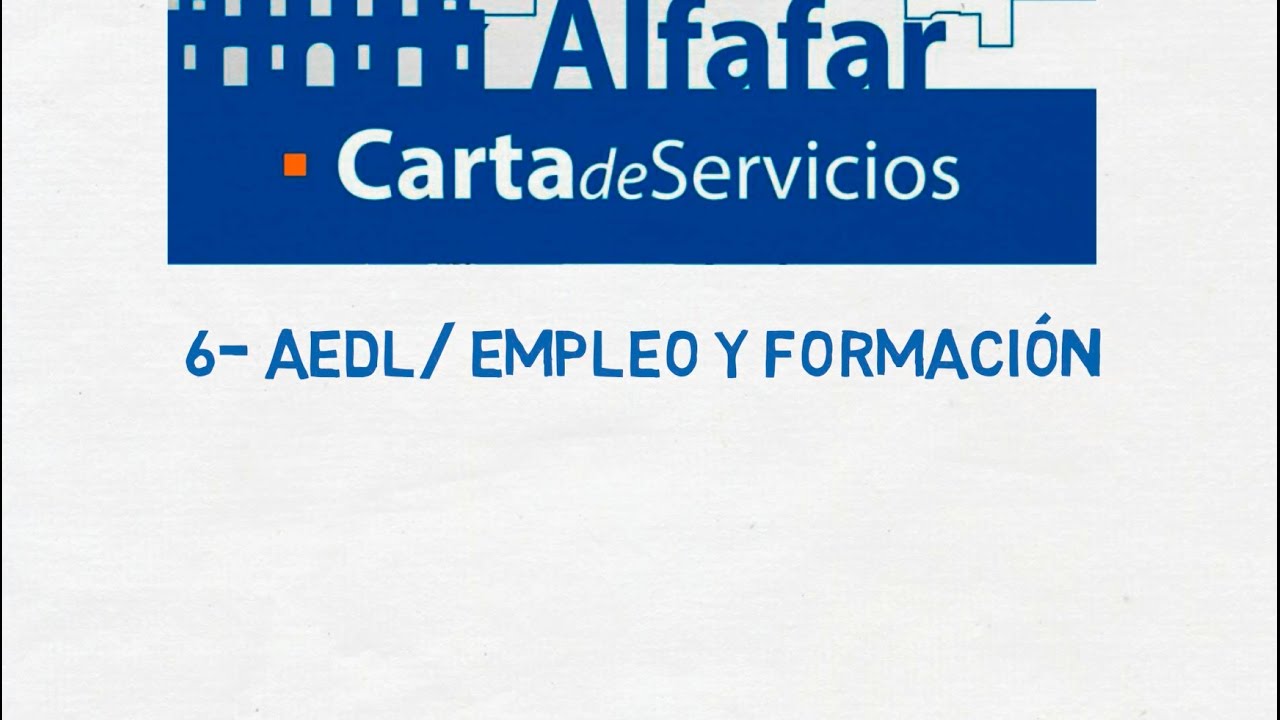AEDL / Empleo Y Formación - YouTube