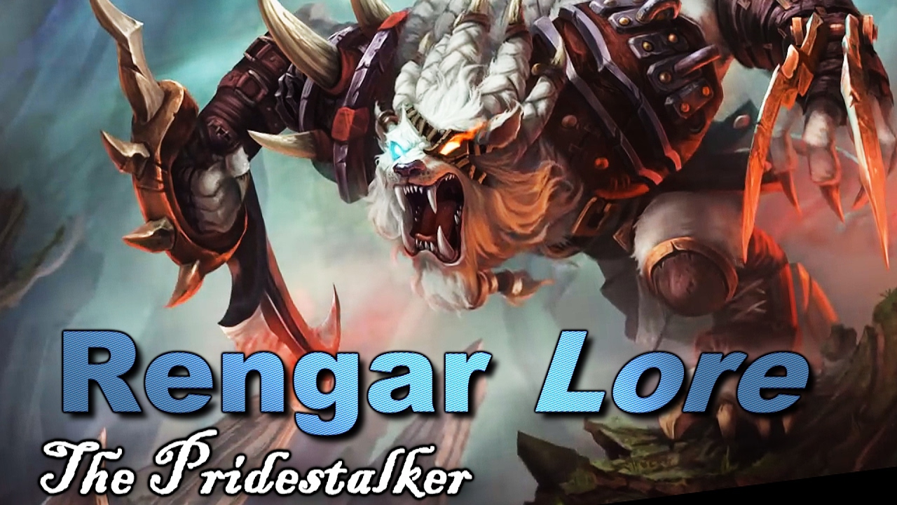 Rengar Lore (História do Personagem) League of legends - YouTube