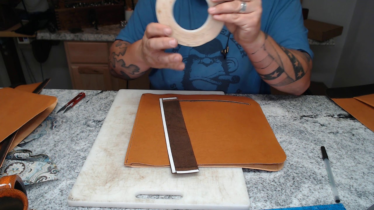 Making the Man Sack Messenger Bag Part 2- Preparing for assembly. - YouTube