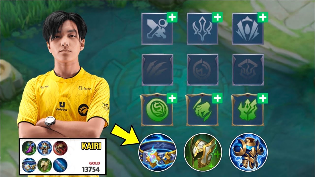 THANK YOU ONIC KAIRI FOR THIS NEW META LANCELOT TANK BUILD & EMBLEM ...