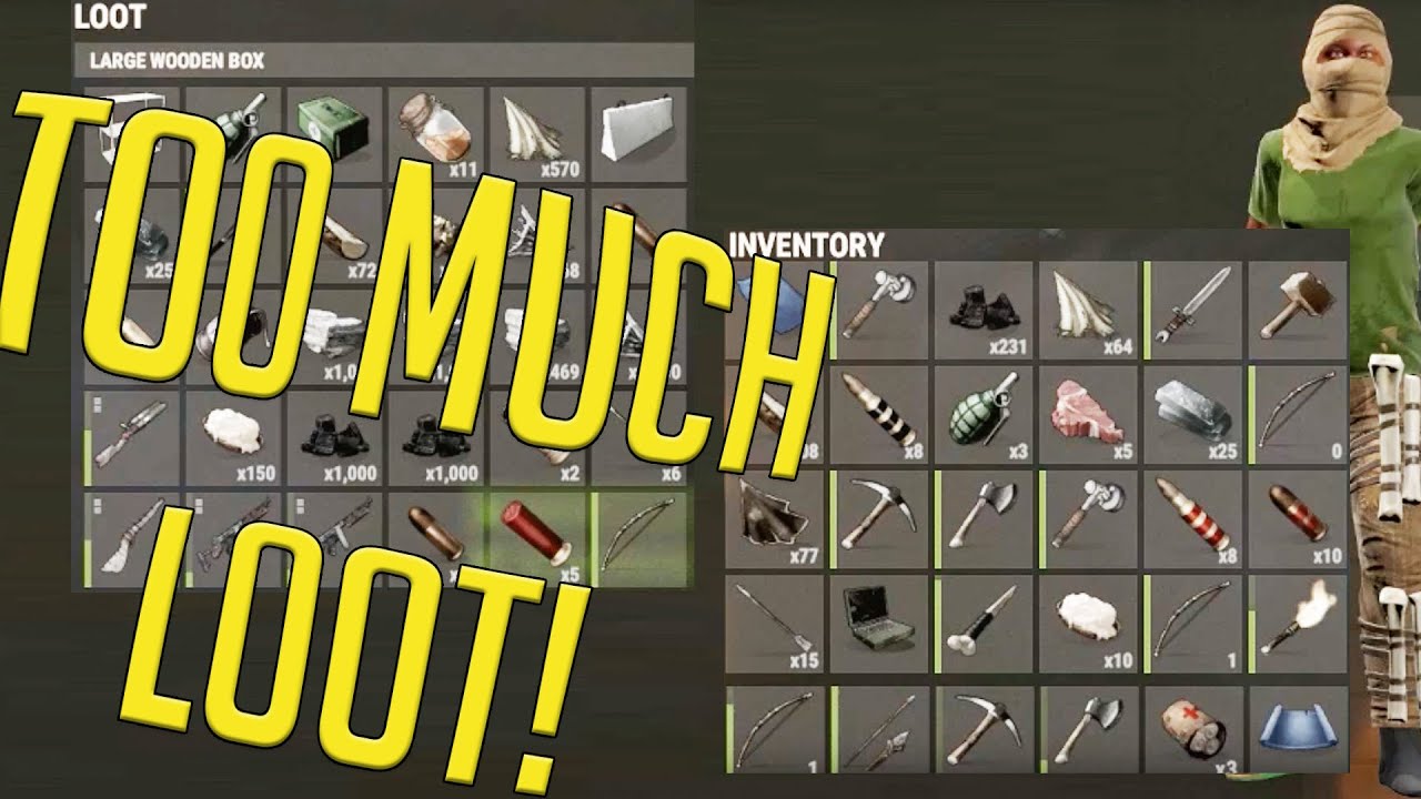 TOO MUCH LOOT! - RUST Solo Survival Gameplay #2 - YouTube