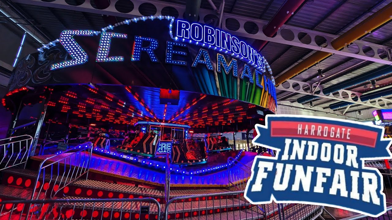 Harrogate Indoor Funfair October 2024 | Yorkshire Event Centre - YouTube