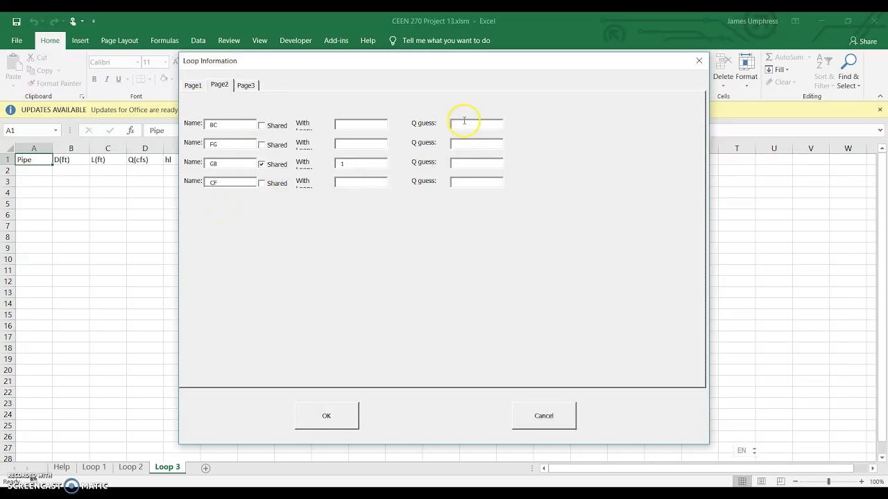 Fluid Mechanics Solver Spreadsheet - YouTube