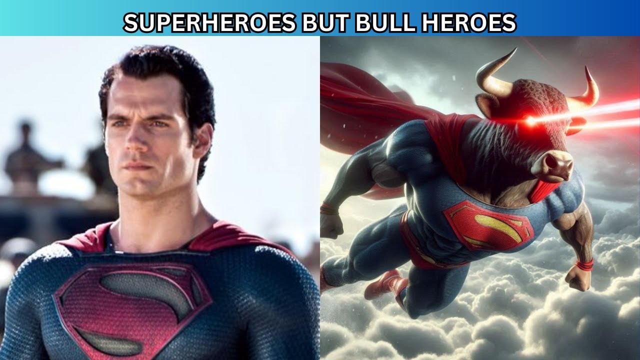 SUPERHEROES BUT BULL HEROES - YouTube