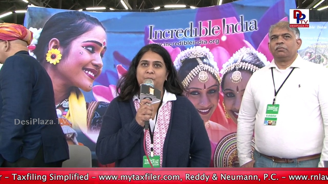 Sandhya Haridas, Representative of India Tourism speaks to DesiplazaTV ...