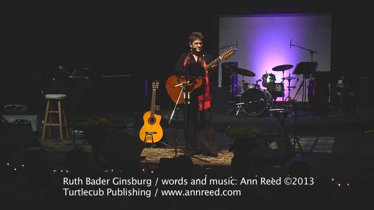Ruth Bader Ginsburg, performed by Ann Reed - YouTube