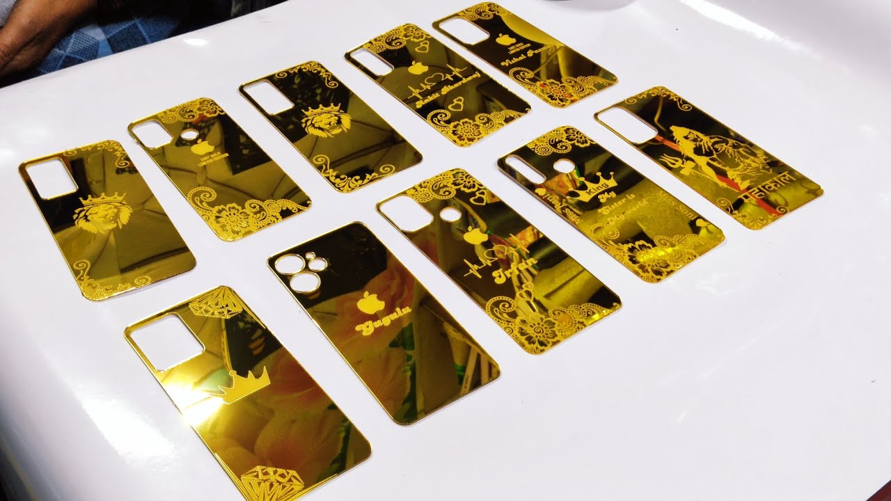 Latest Trending Mobile Golden Panel For I Phone, Oppo, One Plus, Realme ...