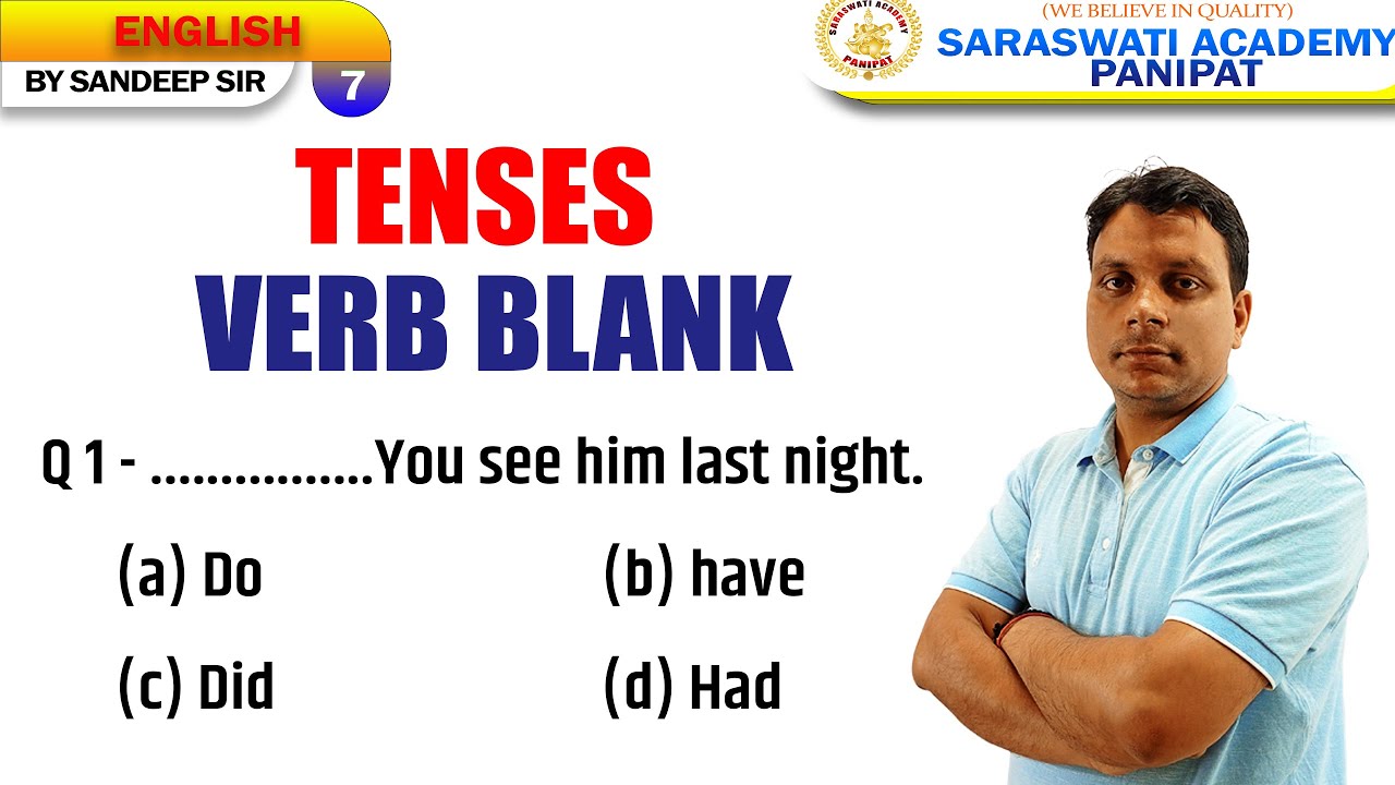 Fill in the Blanks | Tense Chart | Tense in English Grammar | class-7 ...