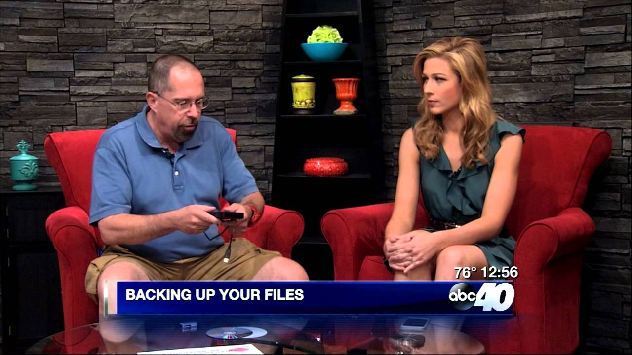 Stan Prager of GoGeeks with Emily Volz on ABC News 40: Backing Up Your ...
