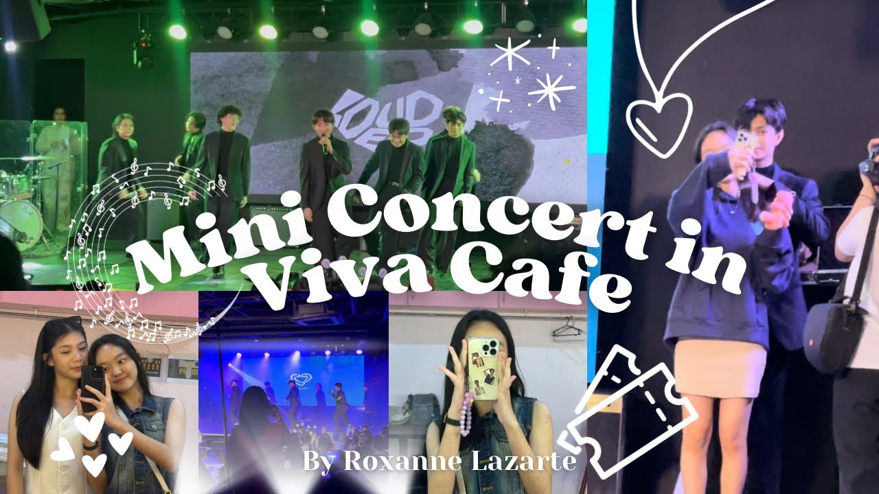 CLOUD7 Mini Concert in Viva Cafe 💙 | Roxanne Lazarte - YouTube